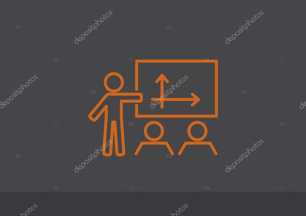 People on presentation simple icon Stock Vector Image by ©LovArt #101391644