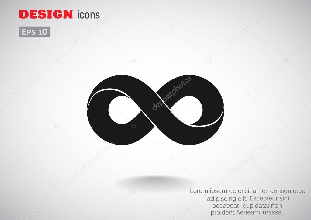 Ikon web simbol tak terhingga Vektor Stok oleh ©LovArt 105553184