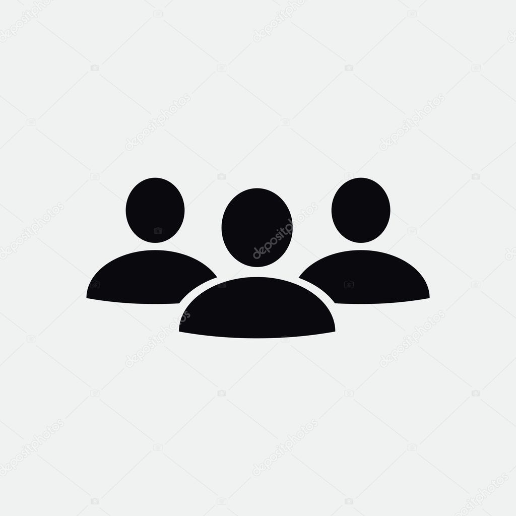 Group of people simple web icon Stock Vector Image by ©LovArt #105561636