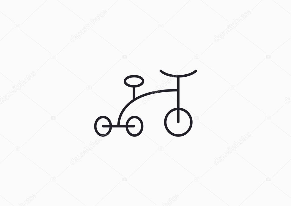 Simple Tricycle Drawing