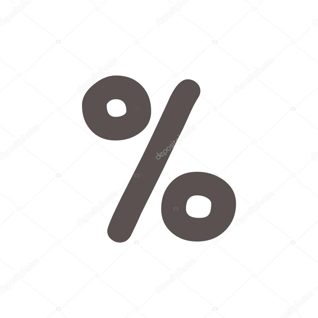 Simple percent symbol icon Stock Vector Image by ©LovArt #109388078