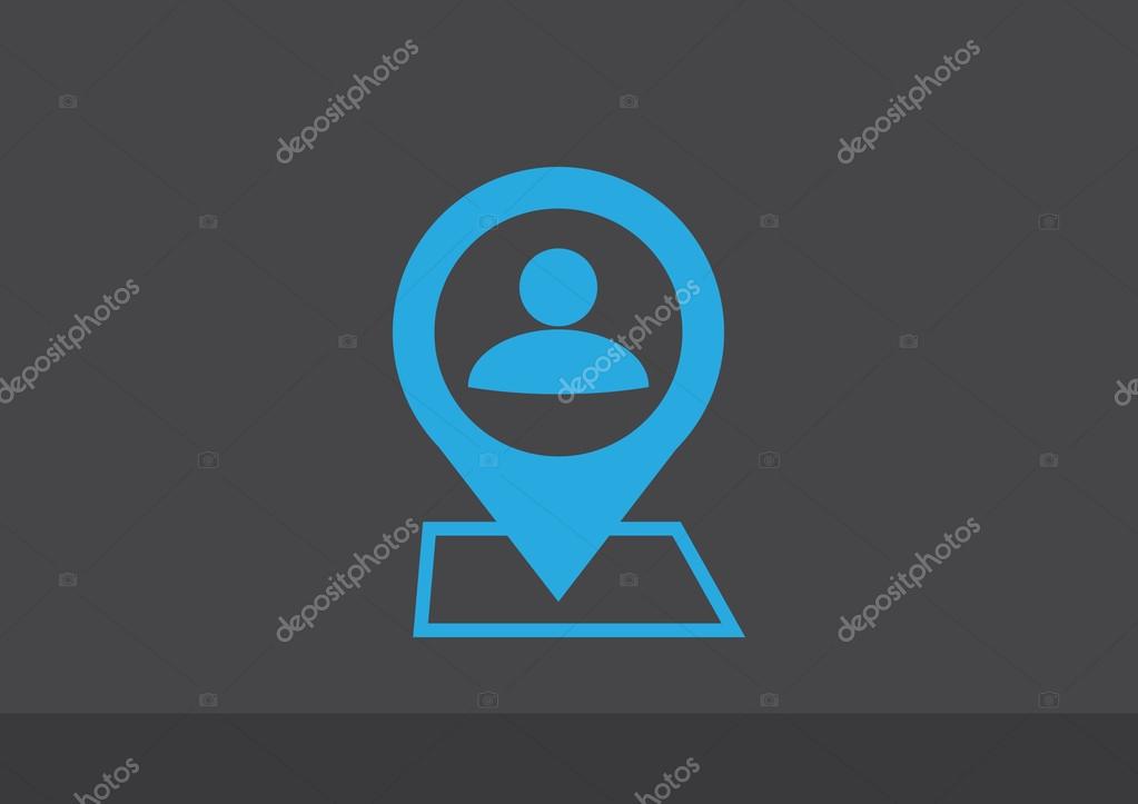 Pointer man icon Stock Vector by ©LovArt 109396944