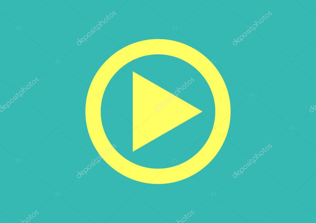 Play button web icon Stock Vector by ©LovArt 111919144