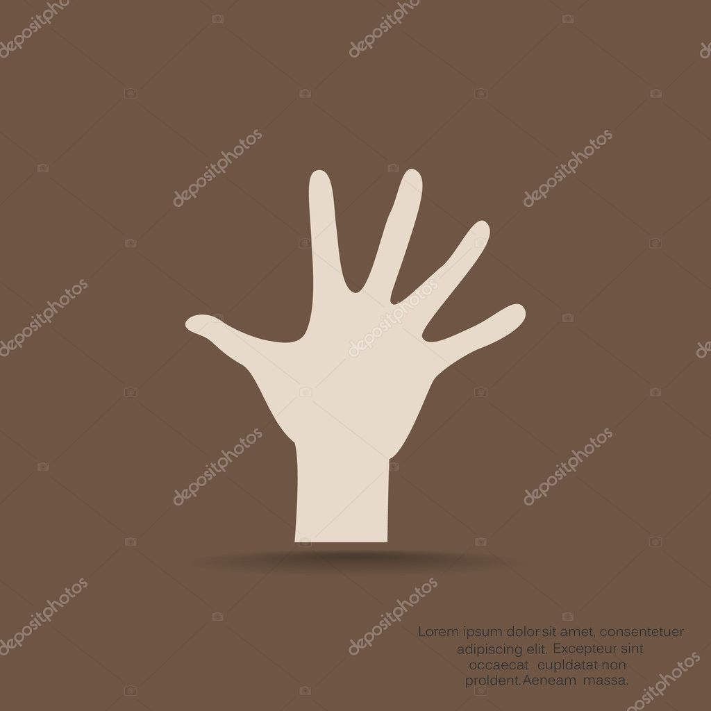 Hand web icon Stock Vector by ©LovArt 112015280