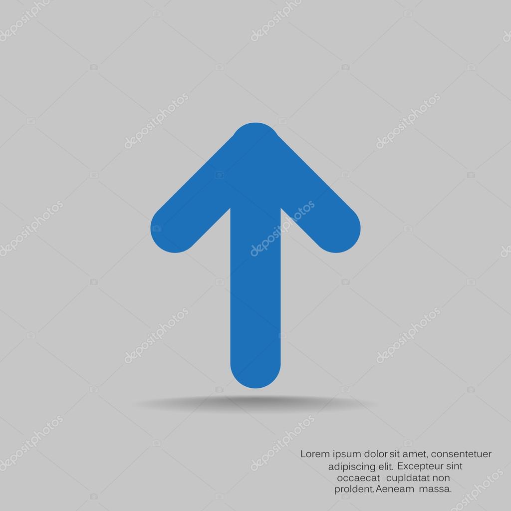 Arrow pointing up icon Stock Vector Image by ©LovArt #112017924
