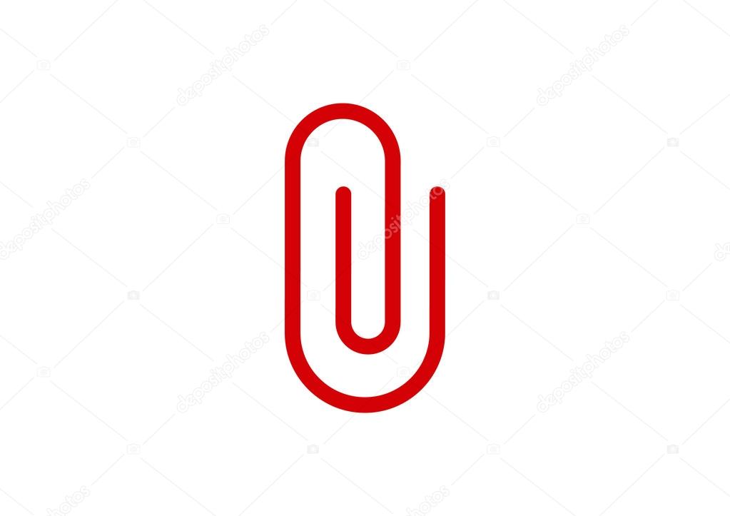 Simple paper clip web icon Stock Vector Image by ©LovArt #112018556
