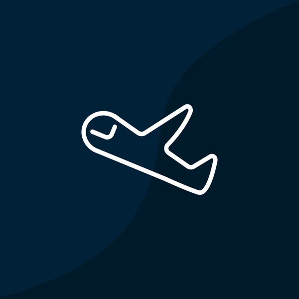 Aircraft web icon with outline airbus Stock Vector by ©LovArt 118661026