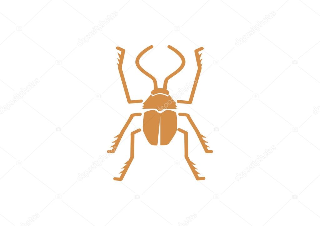 Simbol kutu dengan garis luar kumbang Vektor Stok oleh ©LovArt 118664540