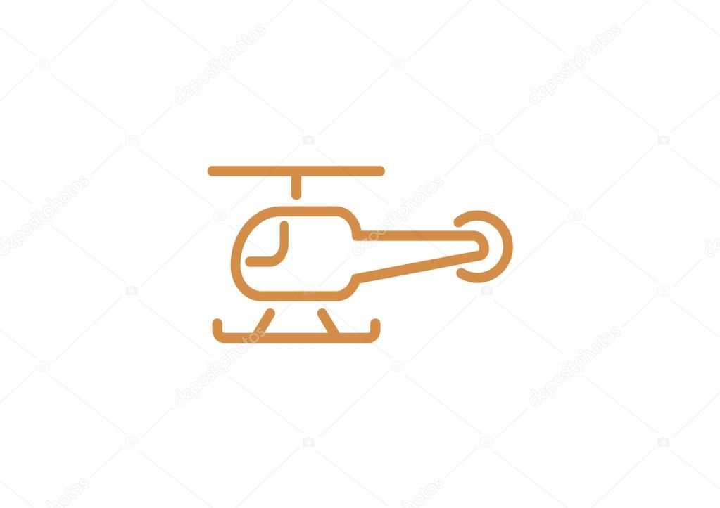 Simple helicopter web icon Stock Vector by ©LovArt 118666796