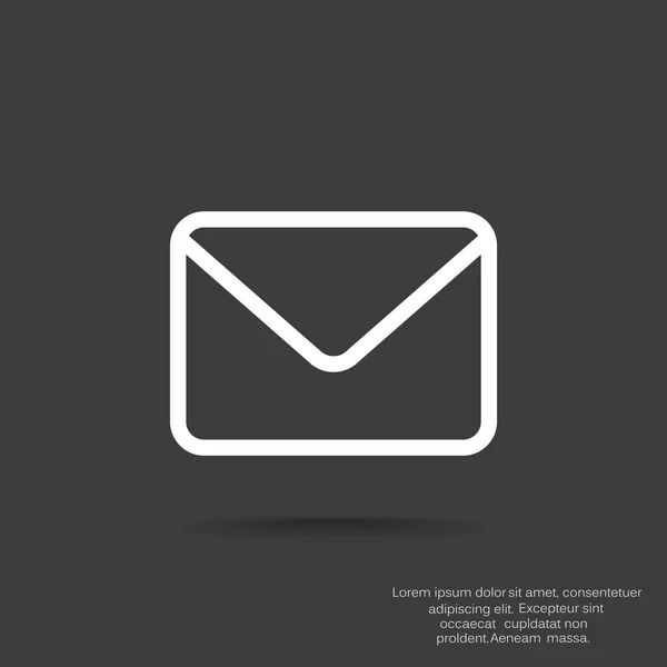 Simple outline envelope Stock Vector Image by ©LovArt #135928840