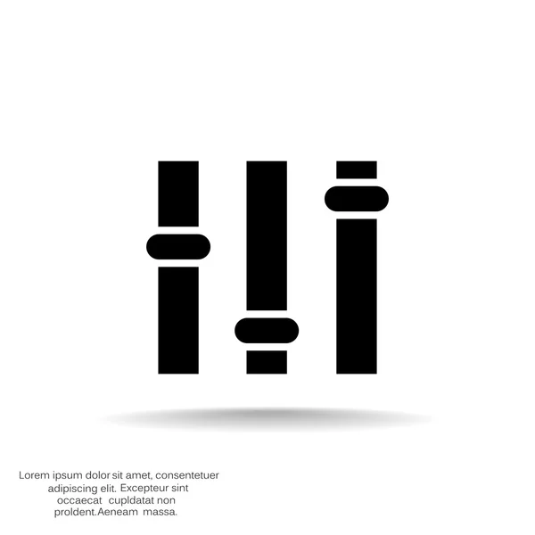 Adjustment sign with levels Stock Vector Image by ©LovArt #118664230