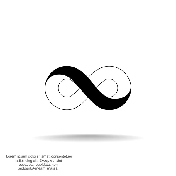 Infinity symbol web icon — Stock Vector © LovArt #142045078