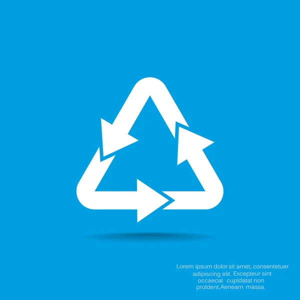 Waste recycling symbol with arrows Stock Vector by ©LovArt 88880364