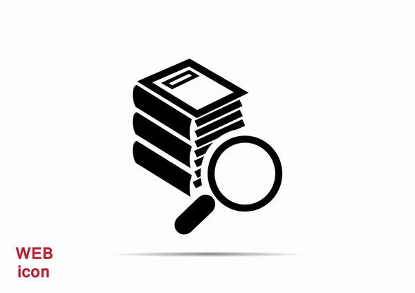 Books and magnifying glass Stock Vector Image by ©LovArt #122321546