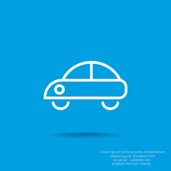 Simple line car icon Stock Vector Image by ©LovArt #134422654