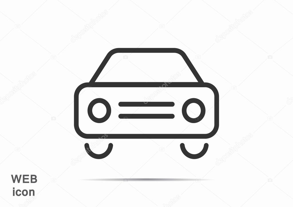 Simple car icon — Stock Vector © LovArt #122313592