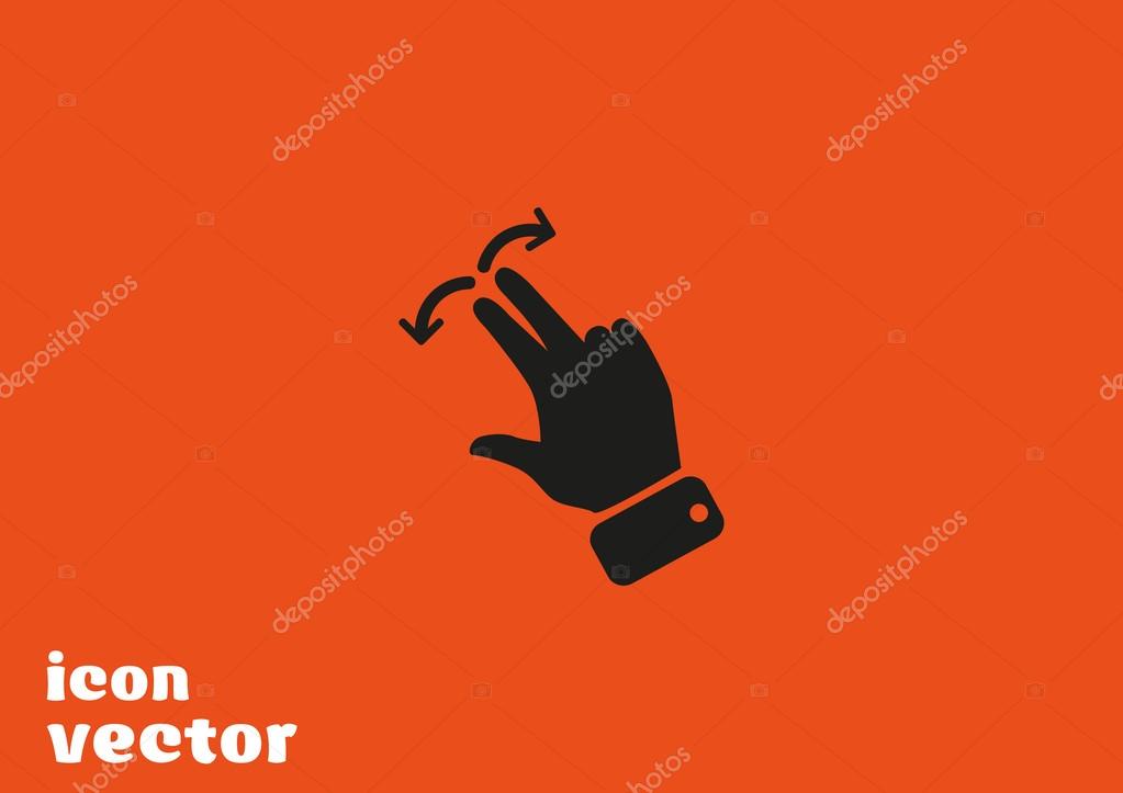 Touch operation icon Stock Vector by ©LovArt 65790383