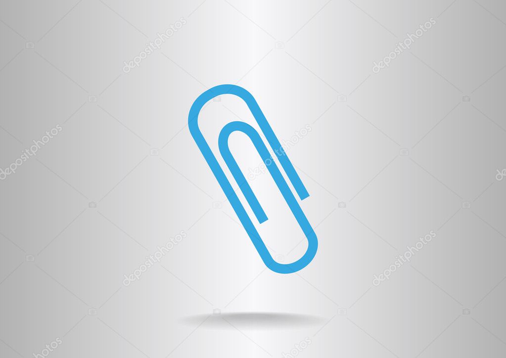 Paper clip icon Stock Vector by ©LovArt 65791337