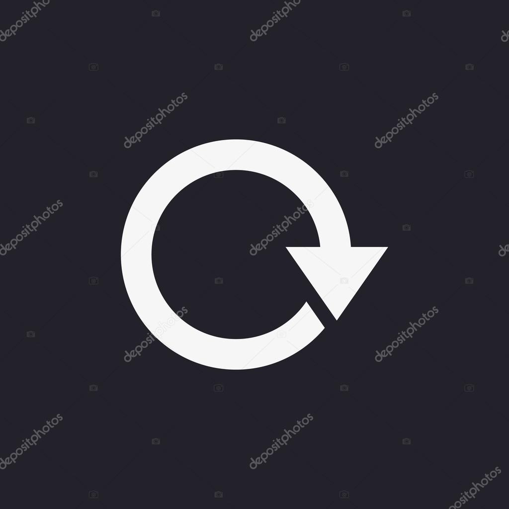 Round arrow icon Stock Vector Image by ©LovArt #65793271