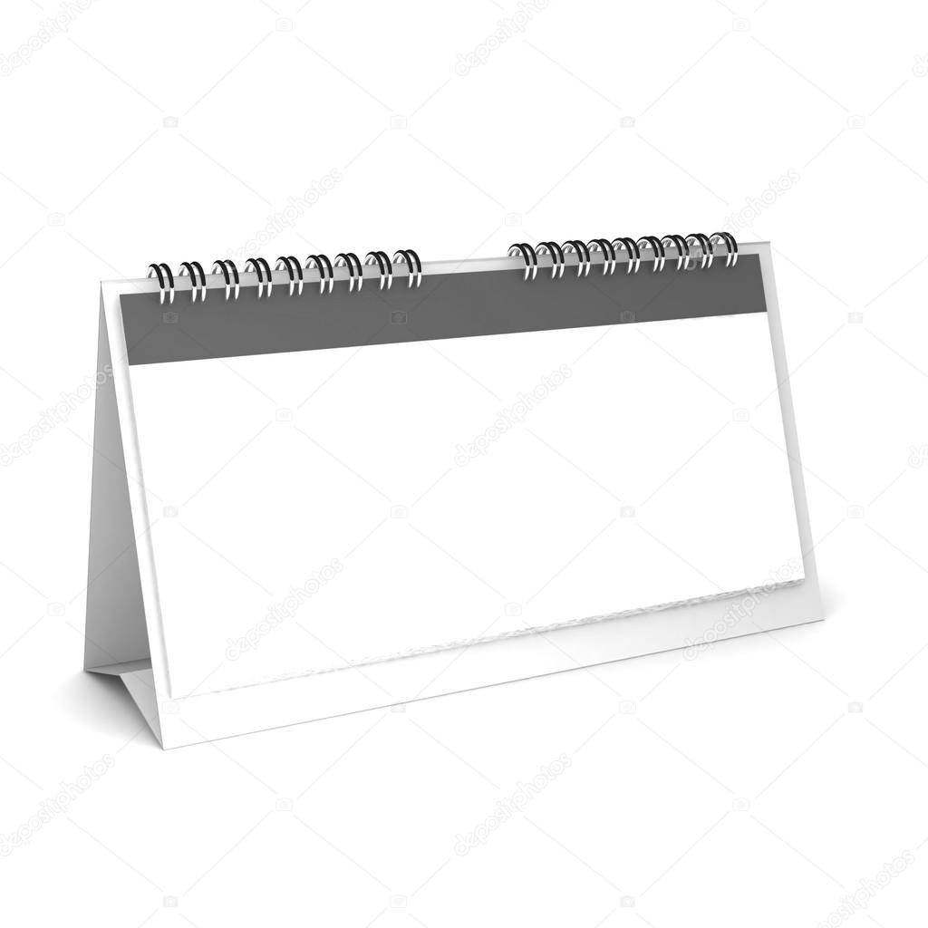 3d Blank calendar Stock Photo by ©LovArt 65868471