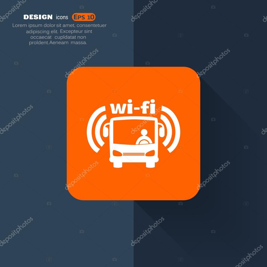 Bus wi-fi icono Vector de stock por ©LovArt 66721757