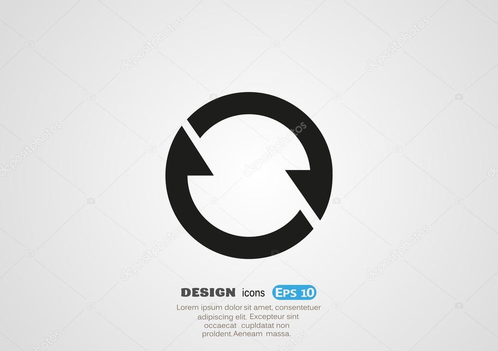 Rotation arrows in circle Stock Vector by ©LovArt 66728983