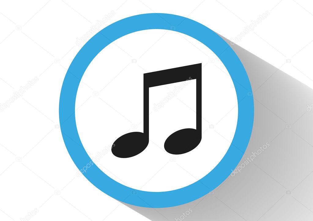 Music note web icon Stock Vector by ©LovArt 66736139