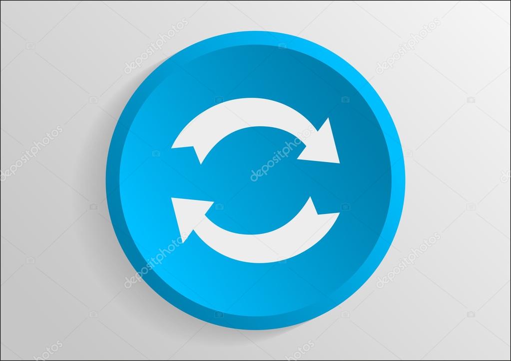 Rotation arrows in a circle web icon Stock Vector by ©LovArt 67362909