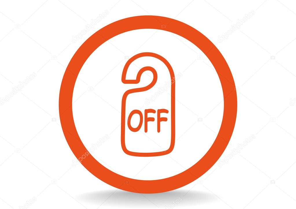 Sign off, Web icon. — Stock Vector © LovArt #67908369