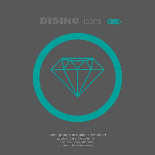 Web icon gem - Stock Image - Everypixel