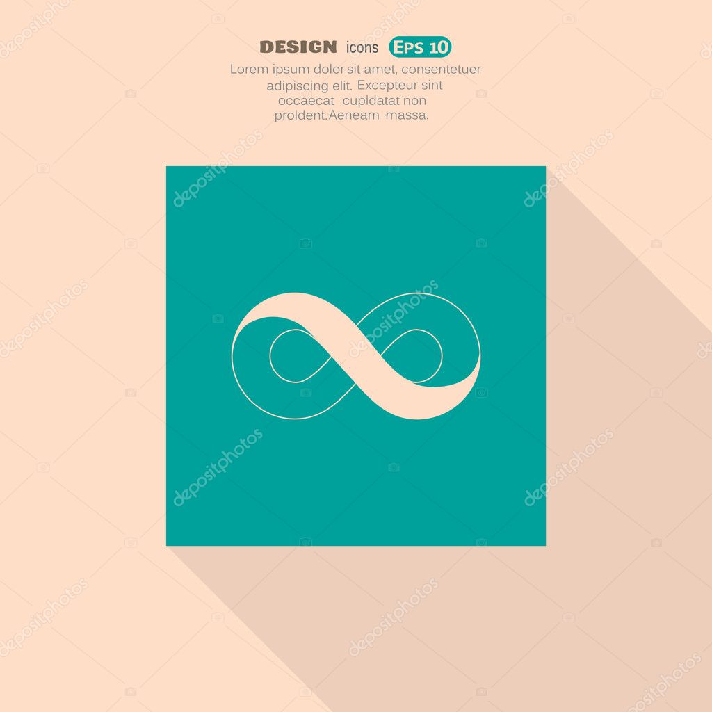 Infinity symbol web icon Stock Vector by ©LovArt 74877605