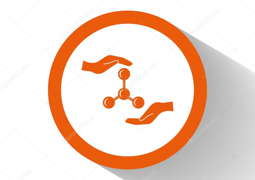Molecular compound icon Stock Vector by ©LovArt 74879399