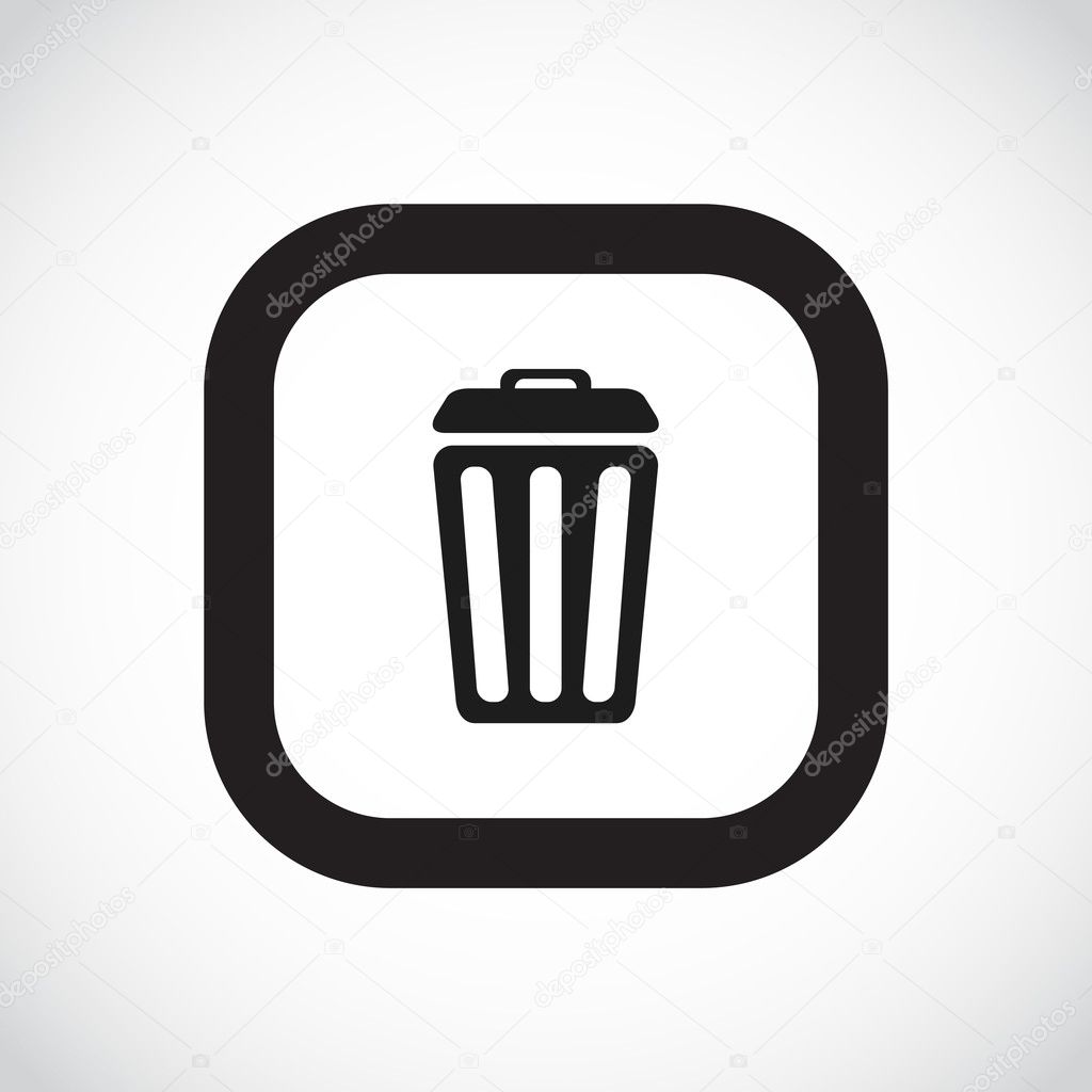 Waste bin simple web icon Stock Vector Image by ©LovArt #74883097
