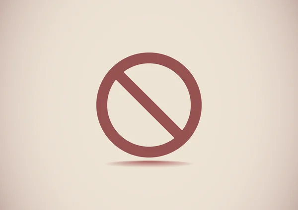 Forbidden sigh icon Stock Vector Image by ©LovArt #129378516