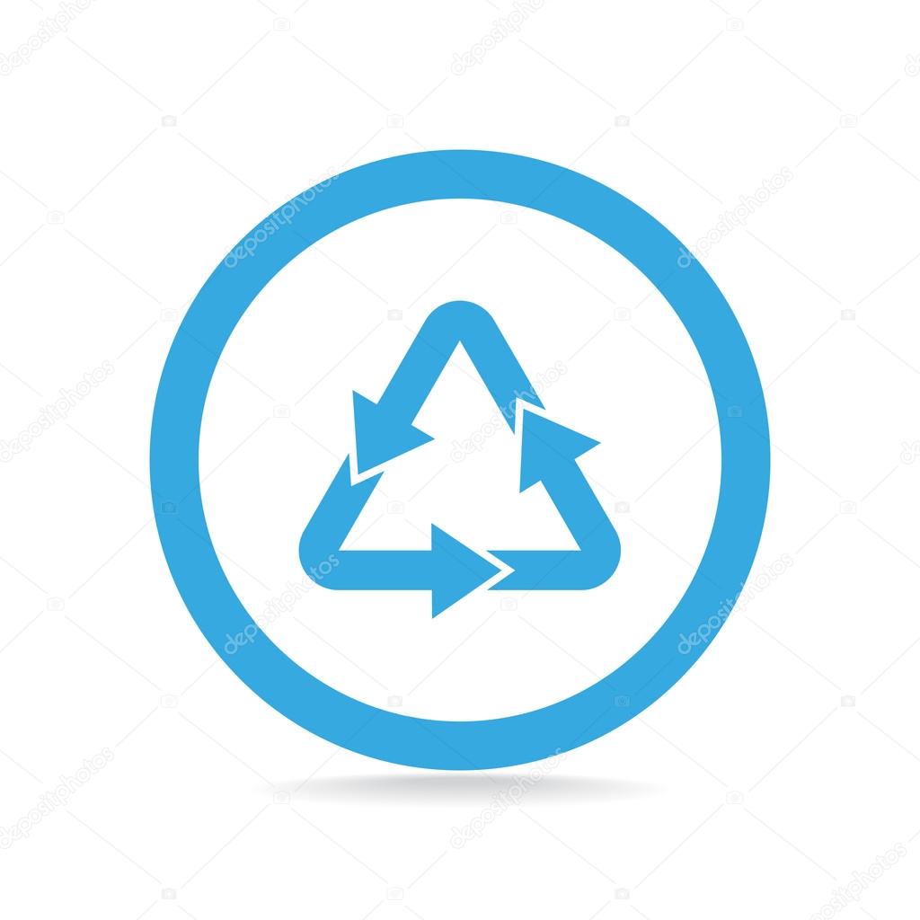 Waste recycling symbol with arrows Stock Vector Image by ©LovArt #75004471