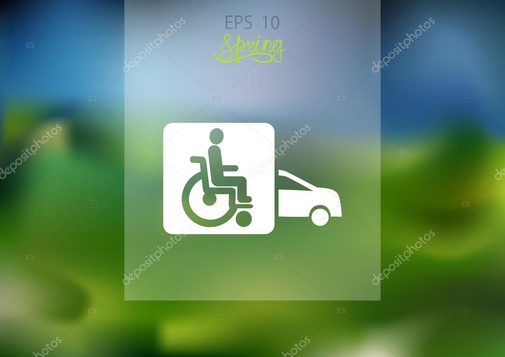 For disabled car icon Stock Vector Image by ©LovArt #75018859