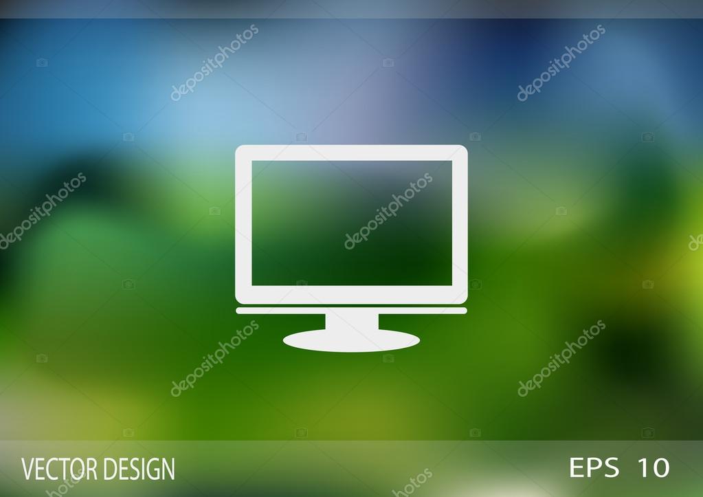 Blank monitor screen web icon Stock Vector by ©LovArt 75022291