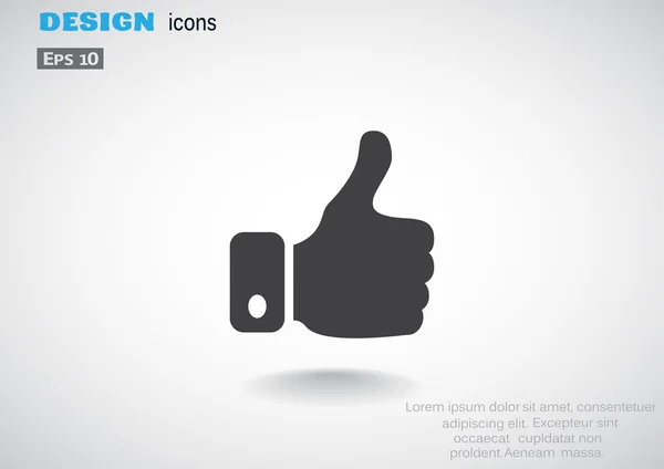 Pouce icône design images vectorielles, Pouce icône design vecteurs ...