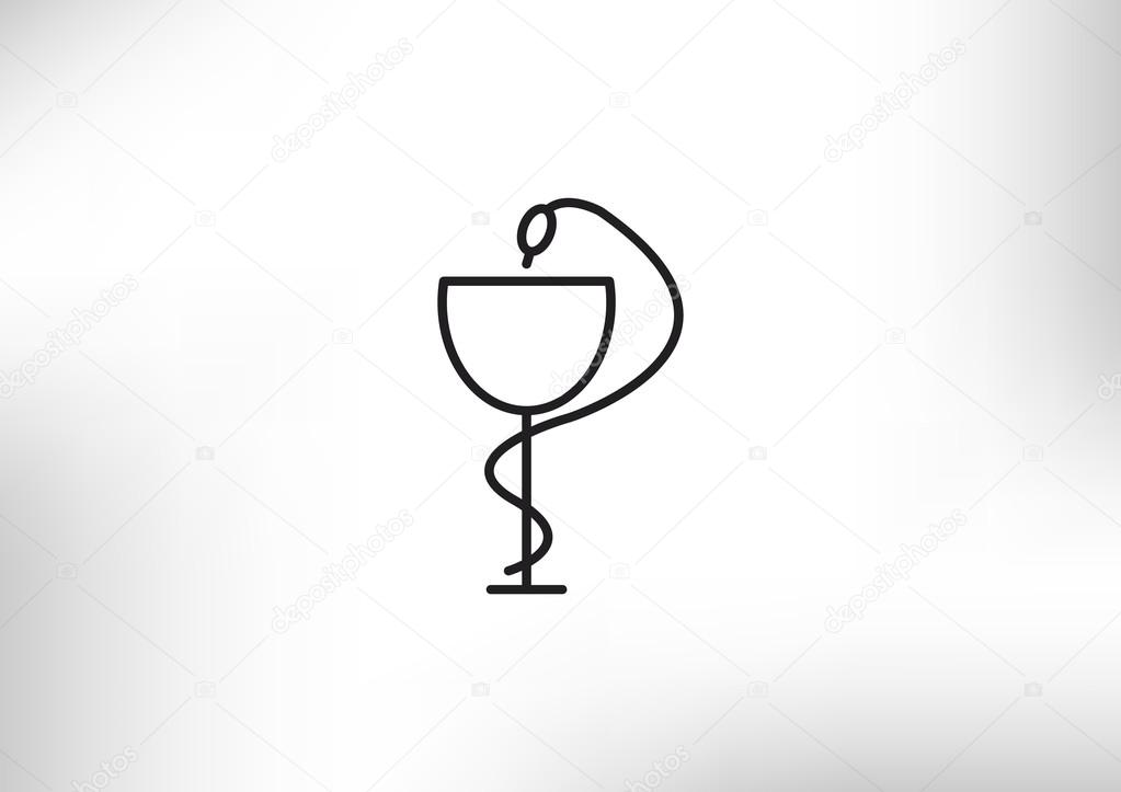 Pharmacy symbol with snake and cup Stock Vector Image by ©LovArt #78058626