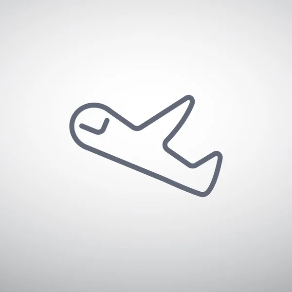 Aircraft web icon with outline airbus Stock Vector by ©LovArt 118661026
