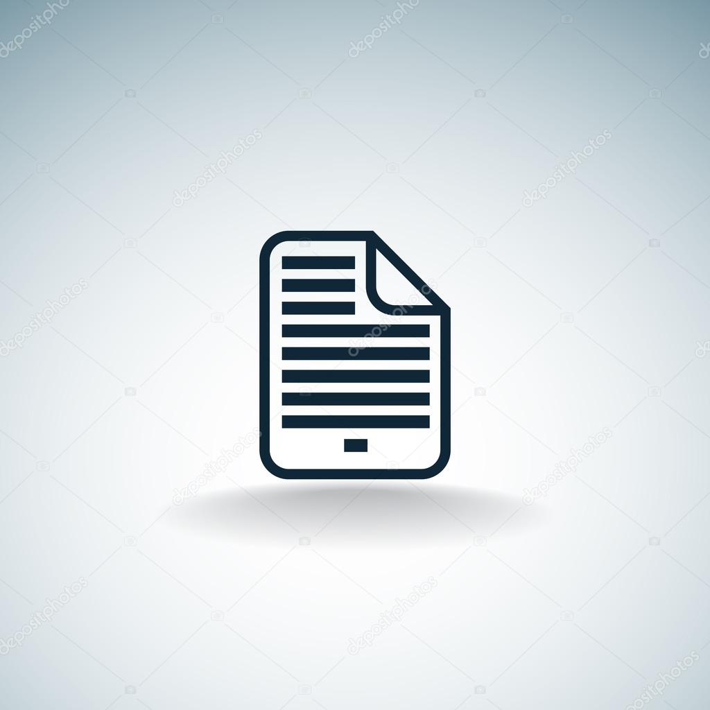 Document file simple web icon Stock Vector by ©LovArt 82569120
