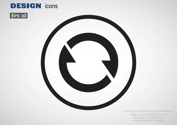 Rotation arrows in a circle — Stock Vector © LovArt #67977645