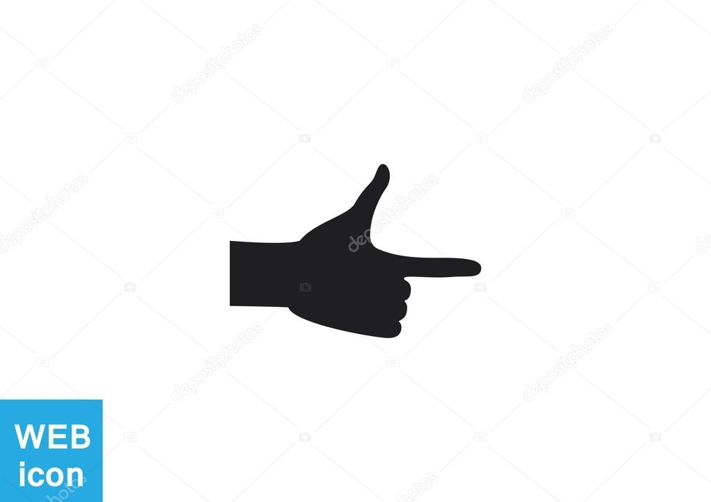 Hand pointing with straight finger Stock Vector Image by ©LovArt #82581682