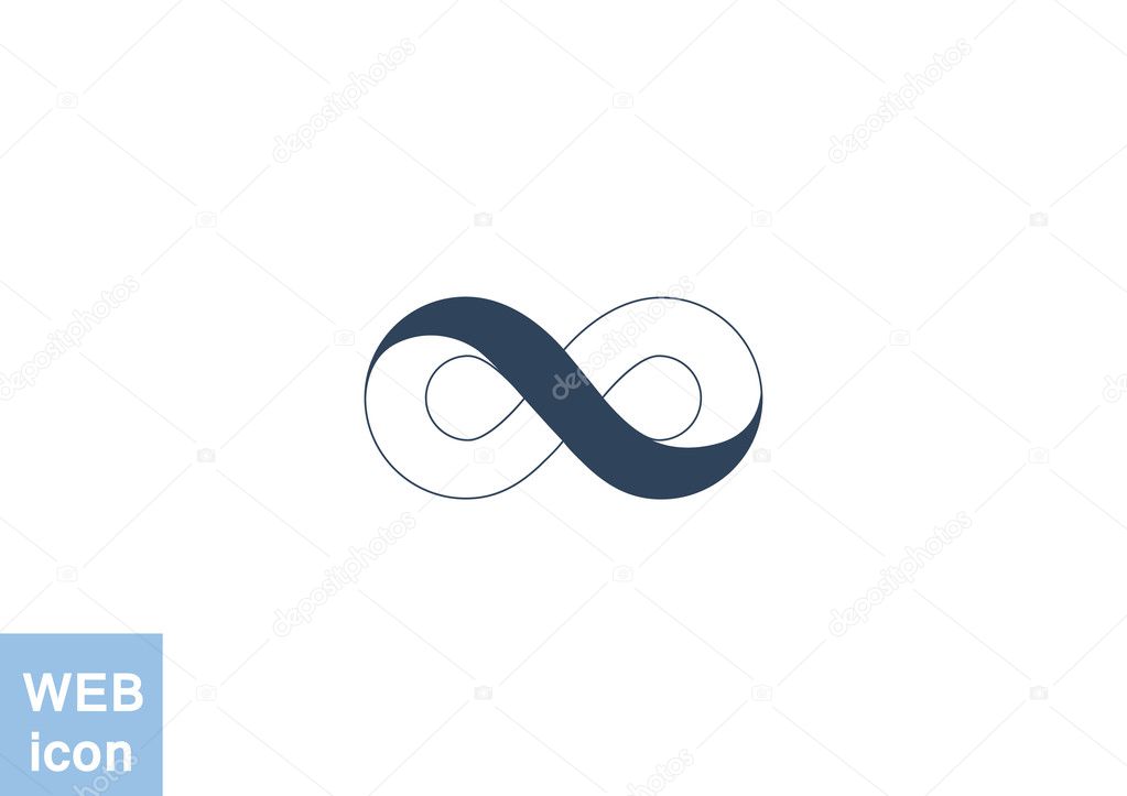 Infinity symbol web icon Stock Vector by ©LovArt 86166204
