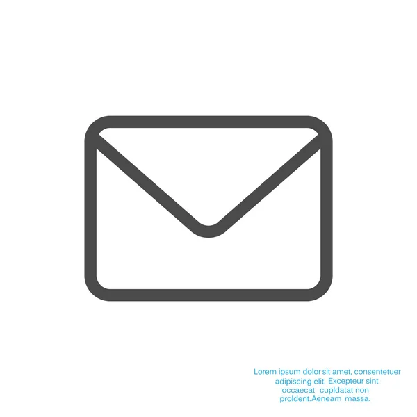 Simple outline envelope Stock Vector Image by ©LovArt #135928840