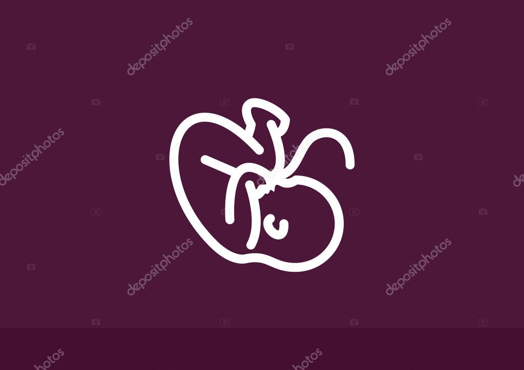 Embryon baby with umbilical symbol Stock Vector by ©LovArt 88881104