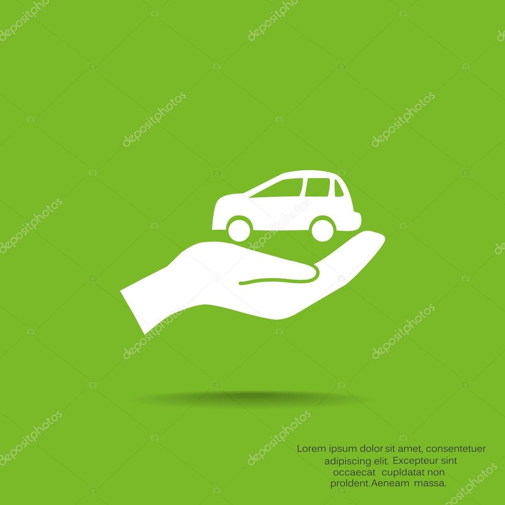 Car protection concept icon Stock Vector by ©LovArt 88892384