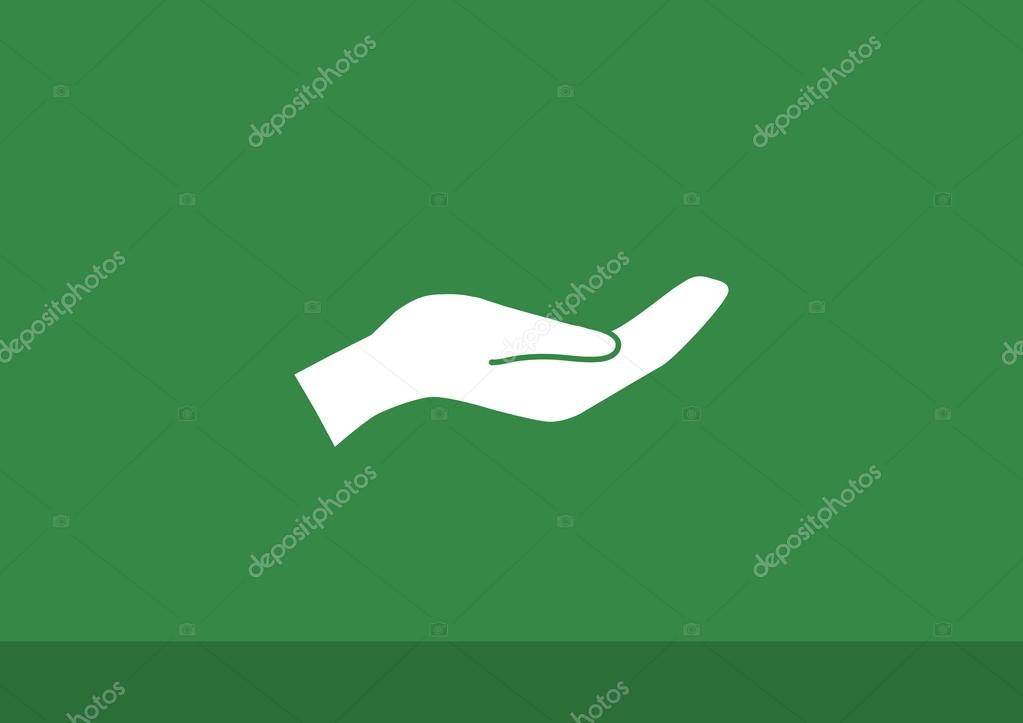 Asking hand web icon Stock Vector by ©LovArt 88892464