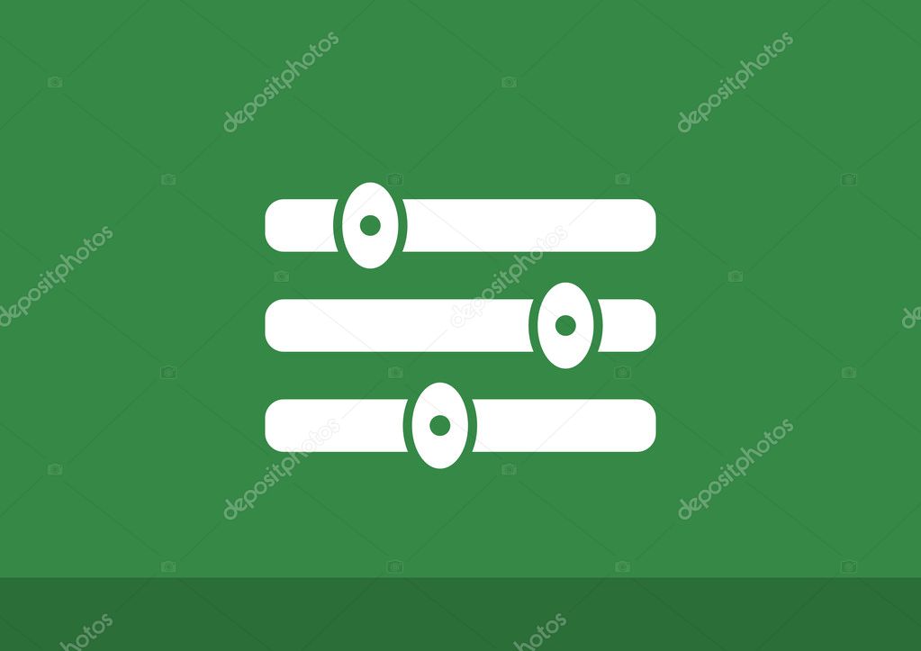 Adjustment sign with levels Stock Vector Image by ©LovArt #88893610