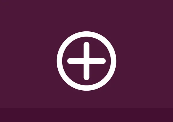 Addition Symbol Pink